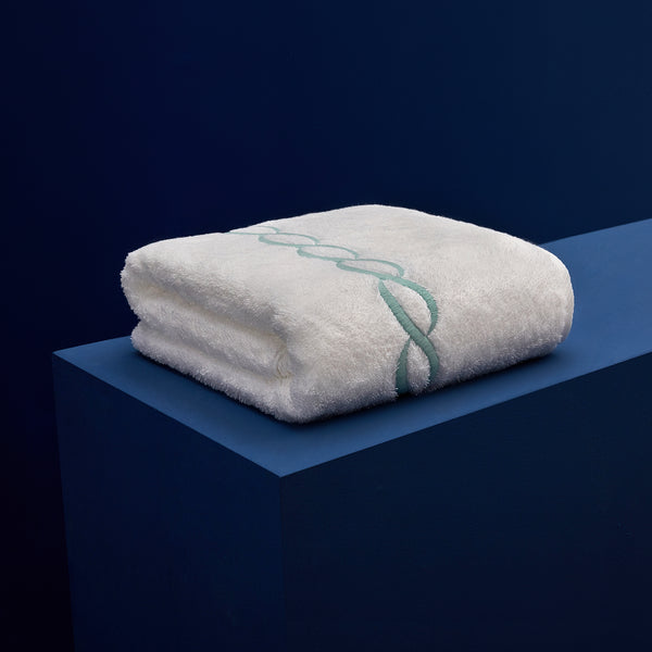 Luxe Chain 1000G Egyptian Cotton Bath Towel - Luxury Towels by Calla Angel